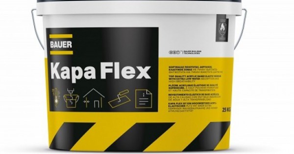 KAPA FLEX 1.2MM ΕΛΑΣΤΙΚΟΣ ΟΡΓΑΝΙΚΟΣ ΣΟΒΑΣ (25KG) BAUER | ONECERAMICA